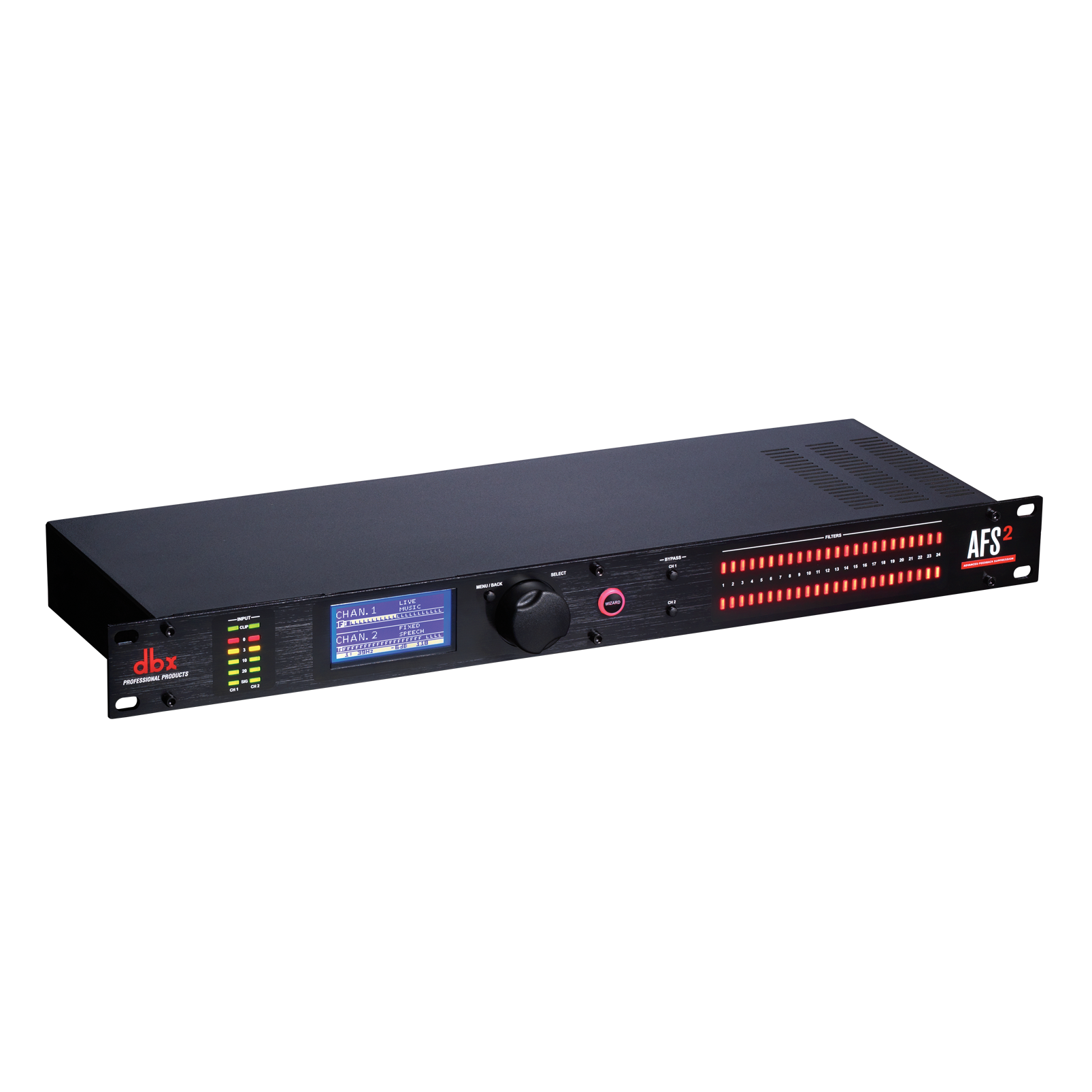 AFS2 | Advanced Feedback Suppression® Processor with Full LCD Display