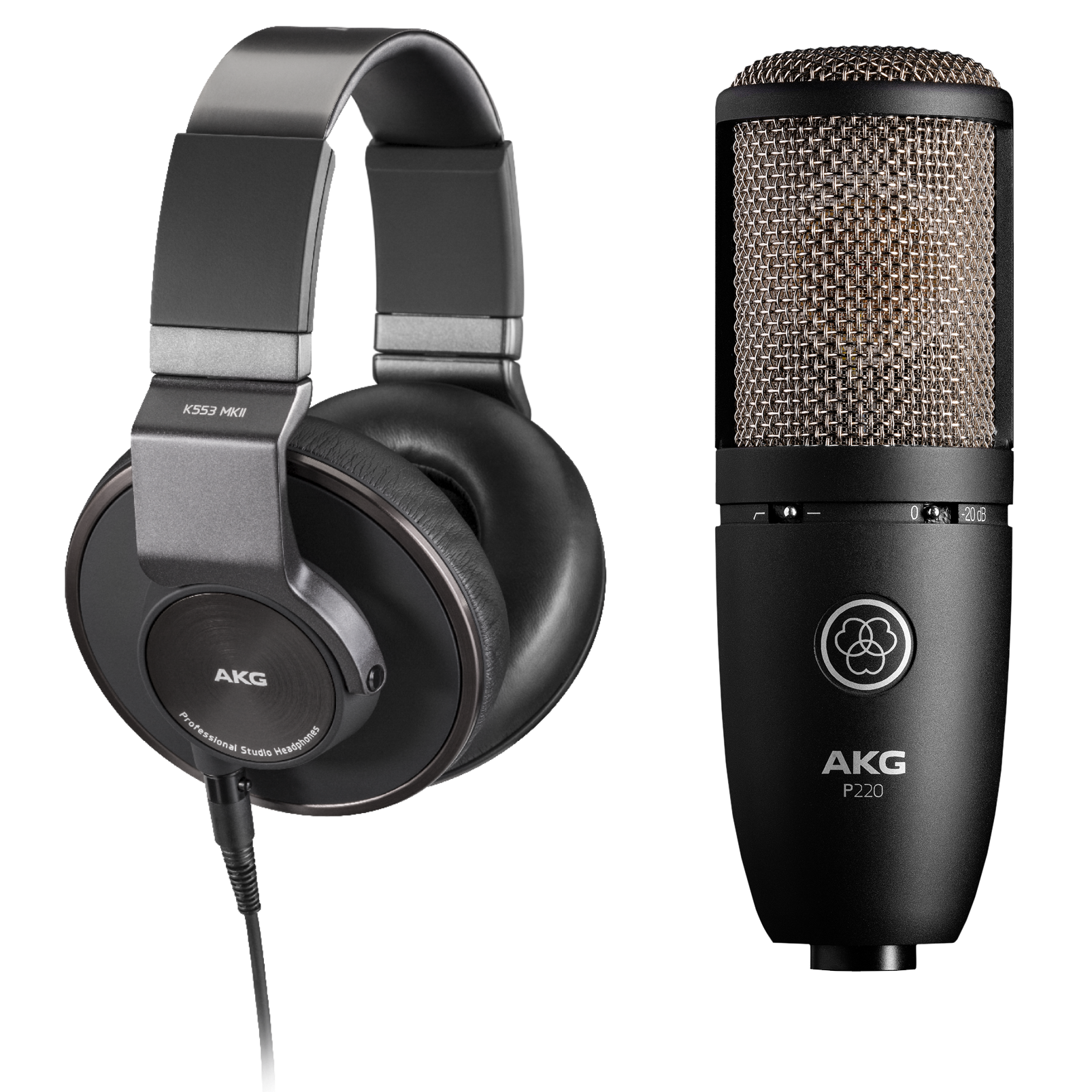AKG K553 MKII + P220 Bundle